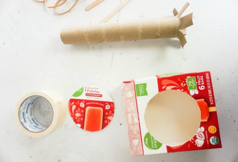 Cardboard Box Guitar Craft - In Our Spare Time