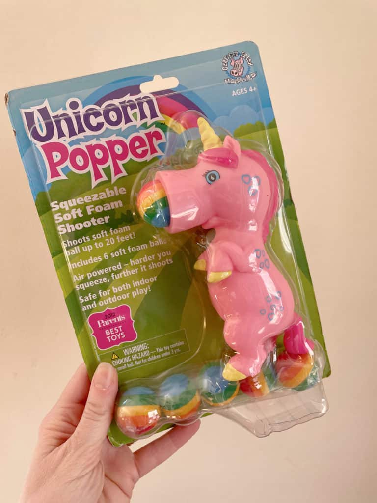 Hog Wild Popper Toys - LLama and Unicorn Foam Shooters