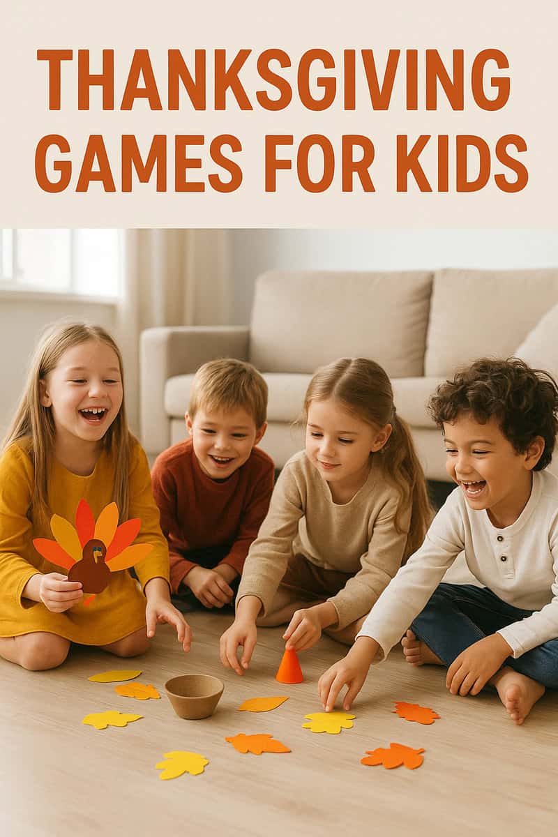 Thanksgiving Games for Kids: Simple DIY Fun - In Our Spare Time